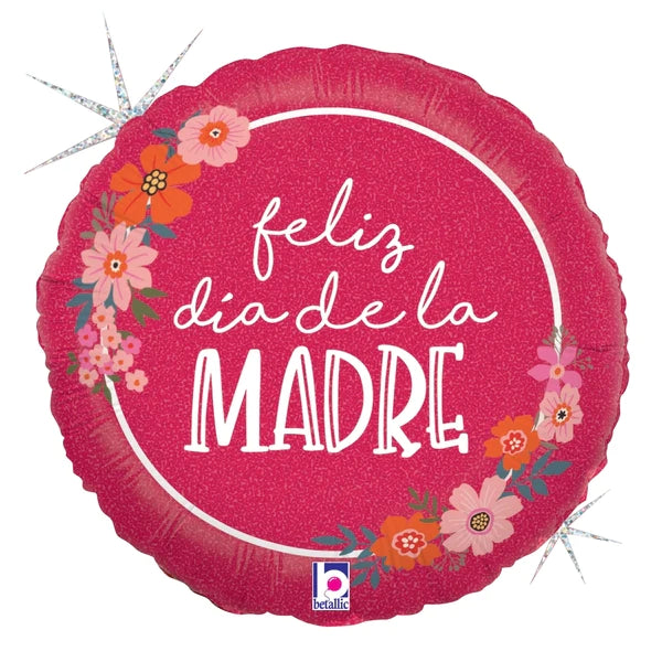 Feliz Dia de la Madre Floral 26275 - funnyballoonspr