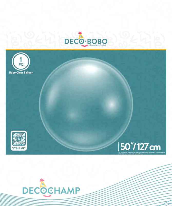 DecoBobo Clear Bubble 32191 - 50 in - funnyballoonspr