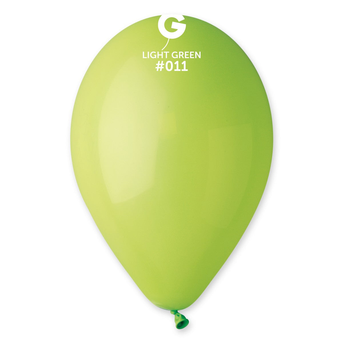 G110: #011 Light Green 111101 Standard Color 12 in - funnyballoonspr