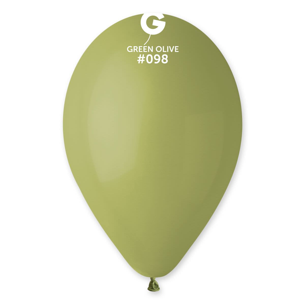 G110: #098 Olive 119800 Standard Color 12 in - funnyballoonspr