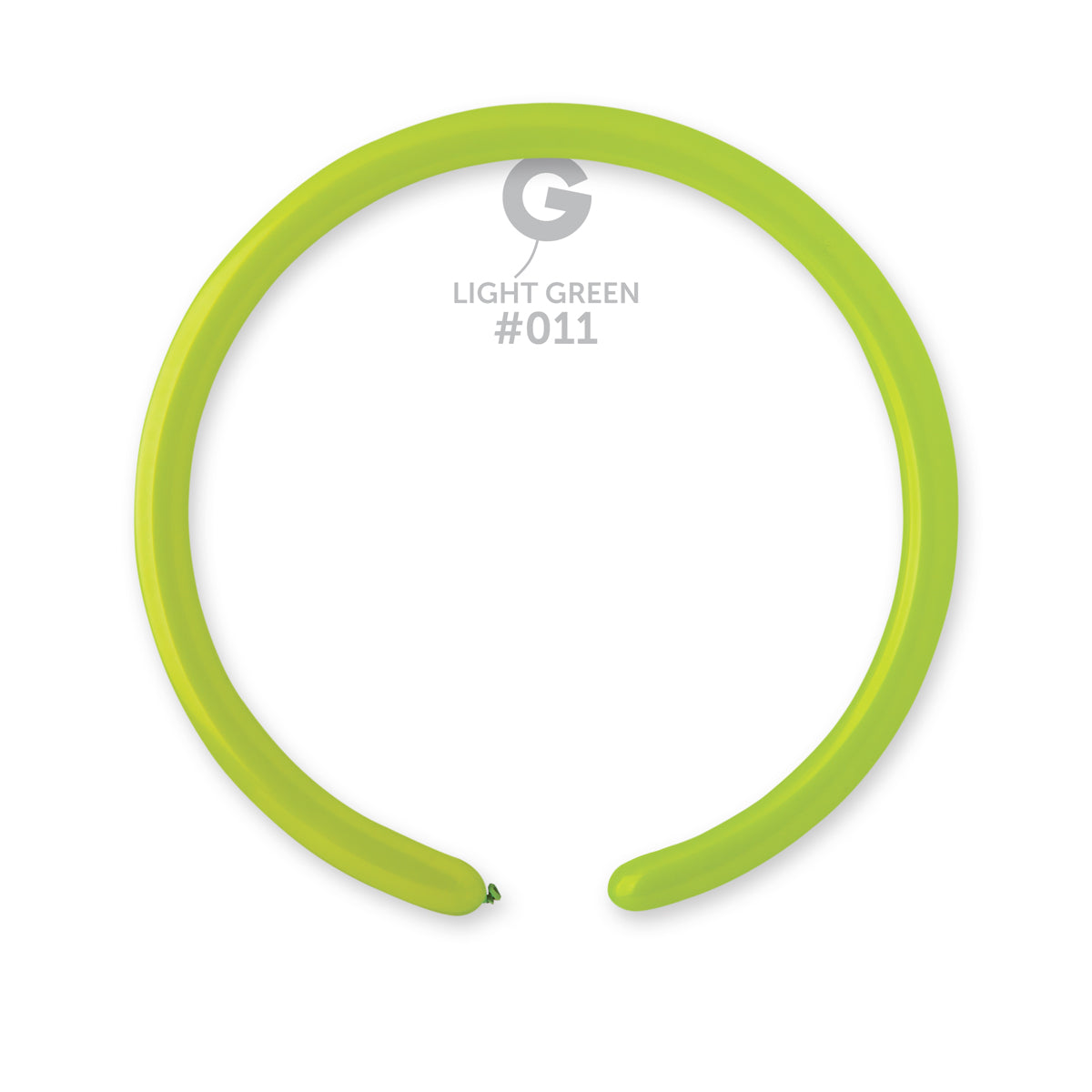 D2: #011 Light Green 211108 Standard Color 1/60 in - funnyballoonspr